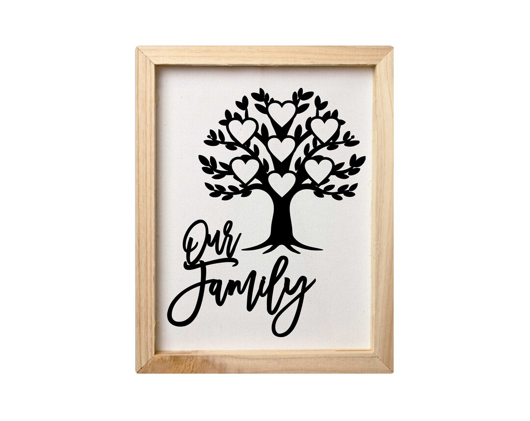 Family Tree Svg Bundle 2-7 Members Our Family Svg, Tree Svg, Tree of ...