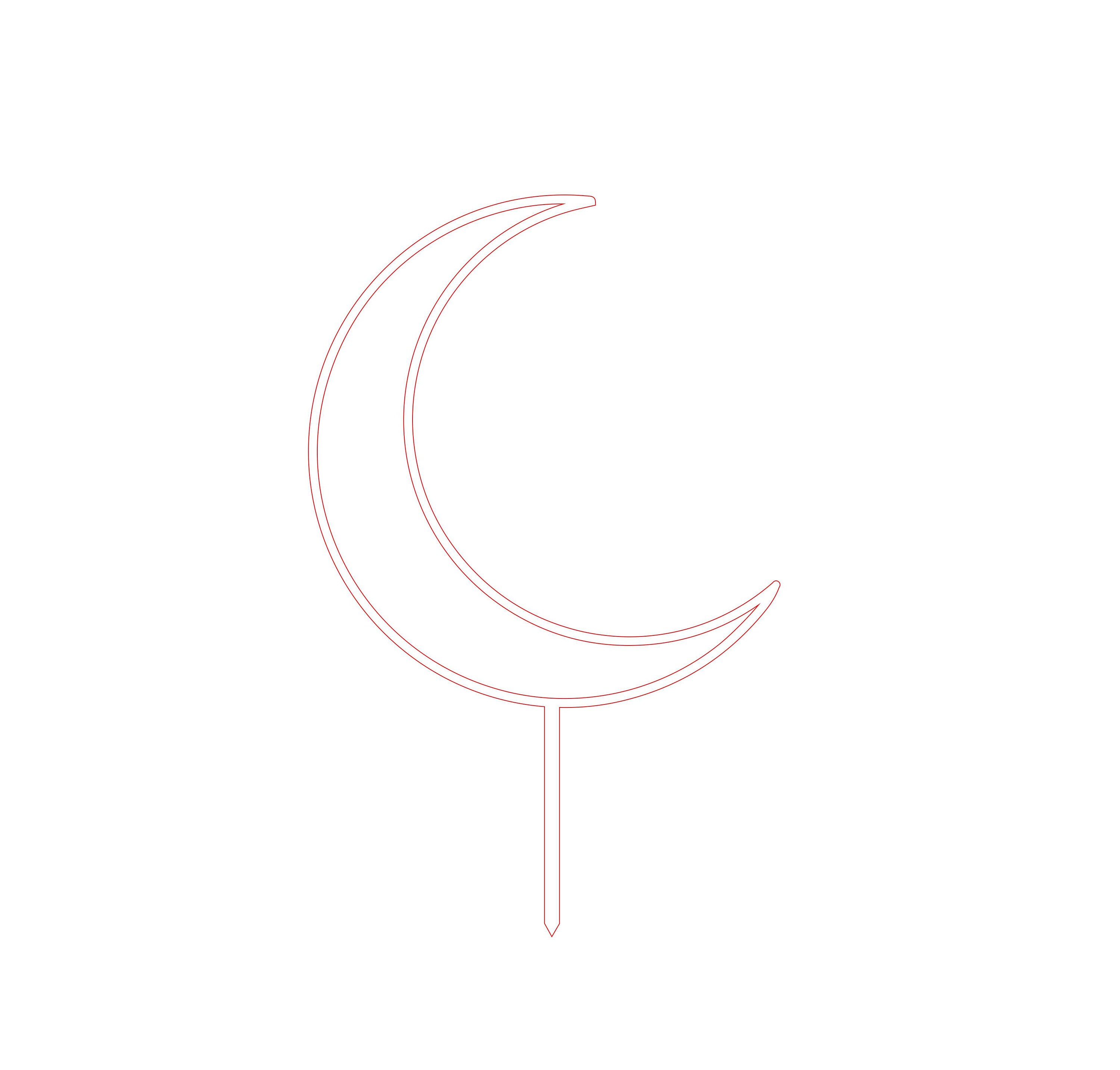 Moon Topper Frame SVG File Wedding Moon Topper SVG Wedding - Etsy