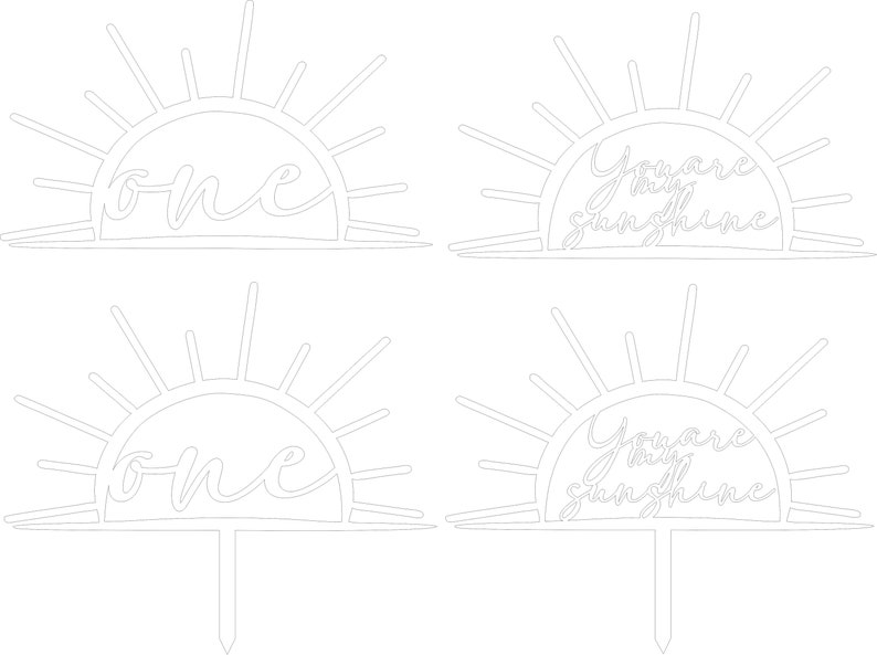 Sun SVG Boho Sun SVG File Boho Sun Cake Topper You Are My - Etsy