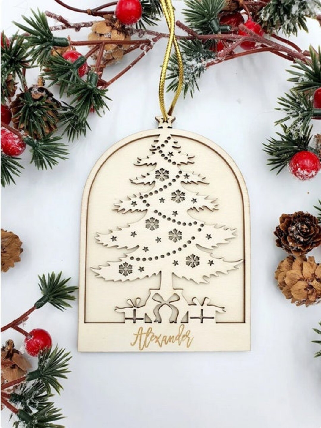 Christmas Tree Decorations, Laser Cut Files, Glowforge SVG, Laser ...