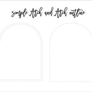 Arch and Outline Arch SVG, Boho SVG Cut Files, Arch Shape Svg, Arch Svg ...