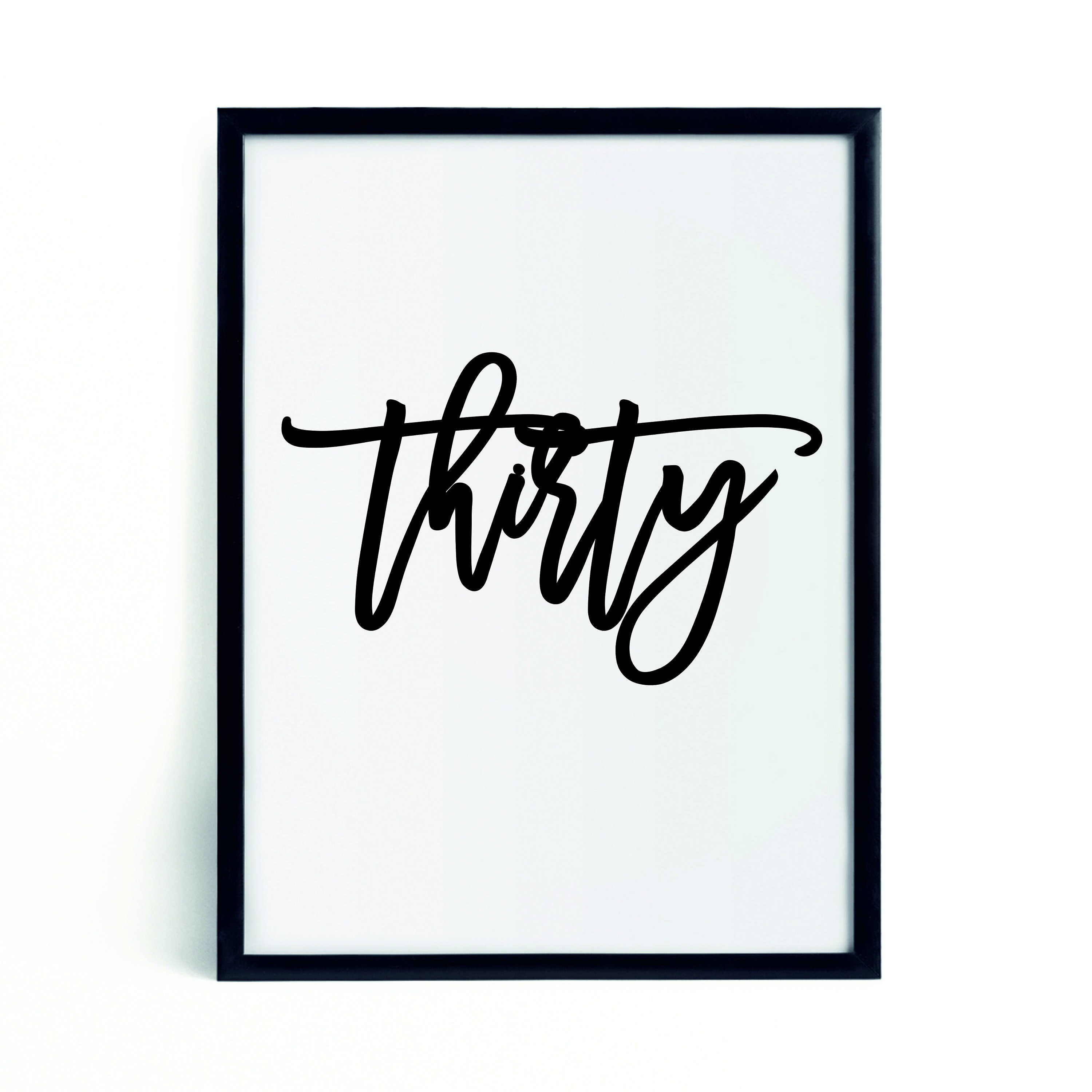 Thirty Birthday SVG Cricut Digital File Thirty Cake Topper - Etsy