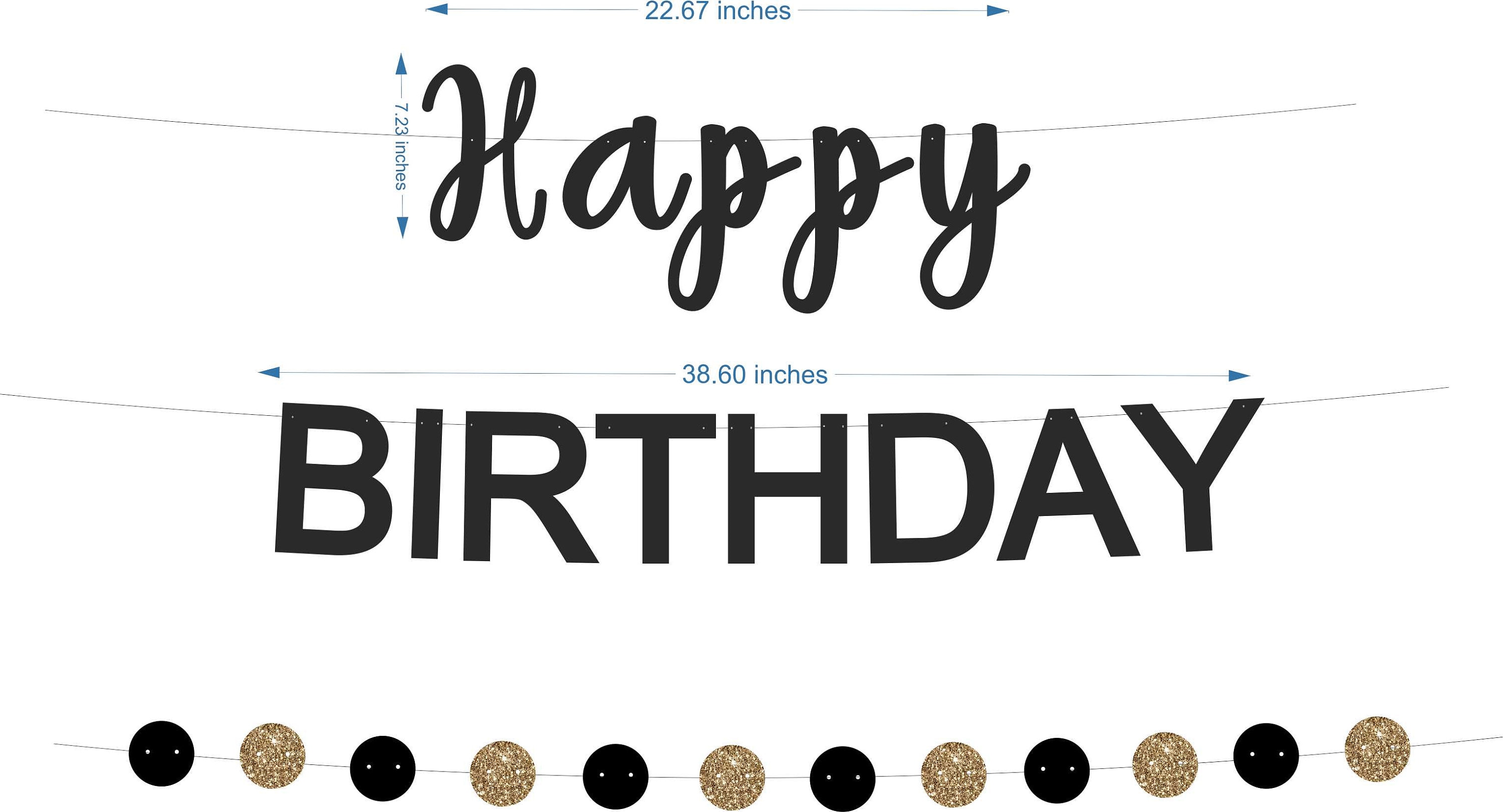 Happy Birthday Banner Svg Banner Cut File Banner Svg - Etsy