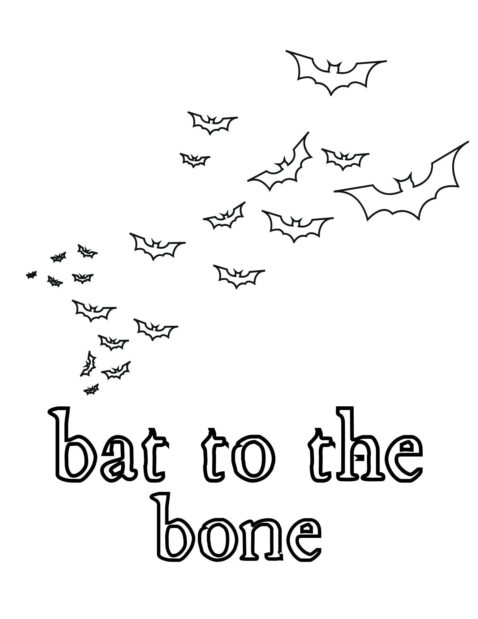 Punny Halloween Coloring Book Pages for Children & Adults, Spooky ...