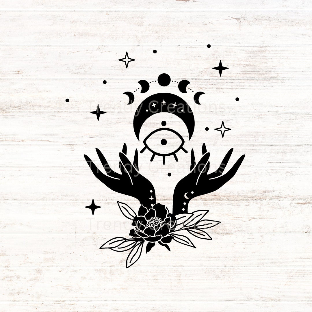 Celestial Hand SVG Bundle Pack - Etsy