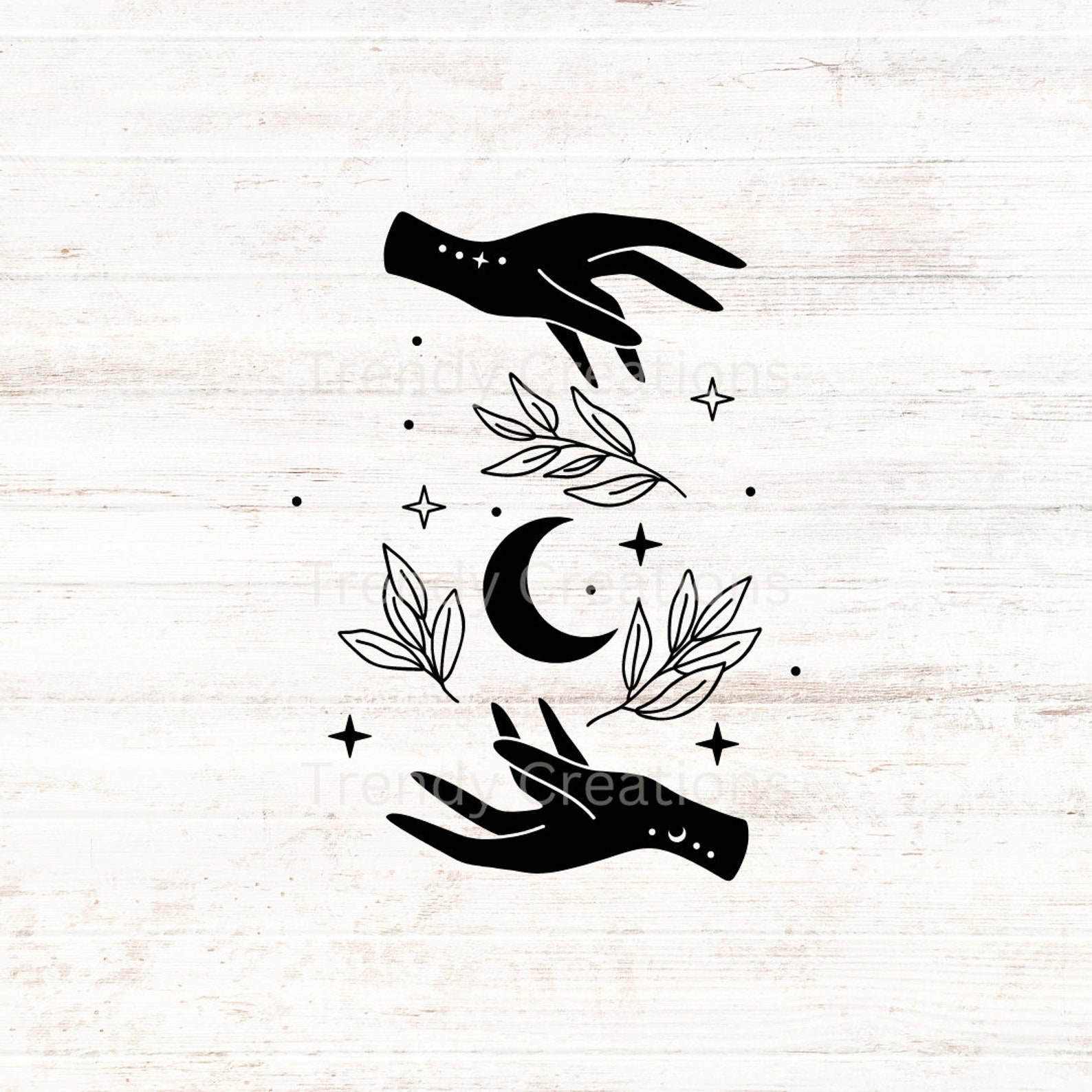 Celestial Hand SVG Bundle Pack - Etsy