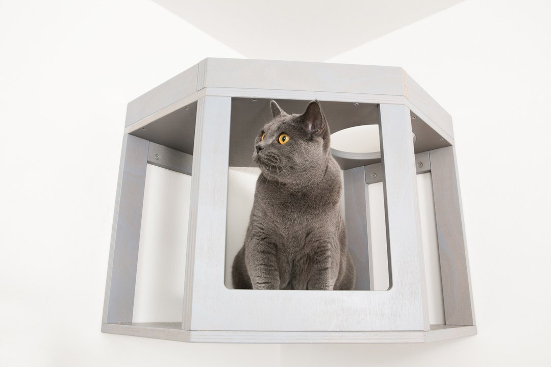 CHLOE: Corner House, Sleeping Place, Cat Bed, Cat Furniture, Cat Cave ...