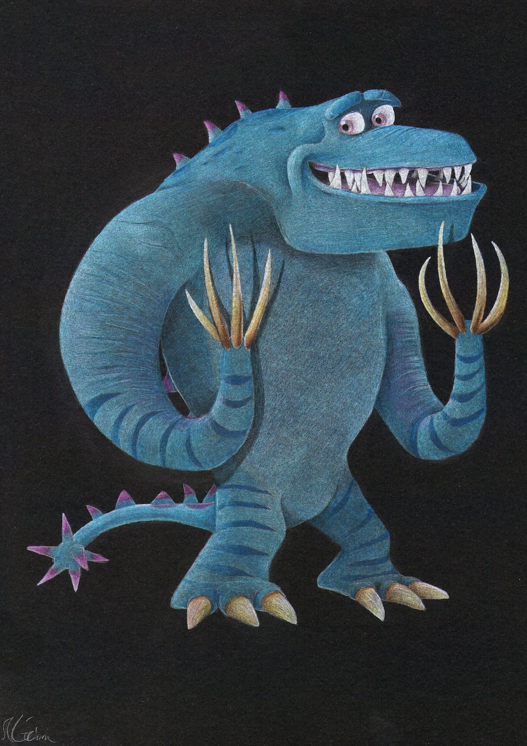 Pete 'claws' Ward monsters Inc - Etsy