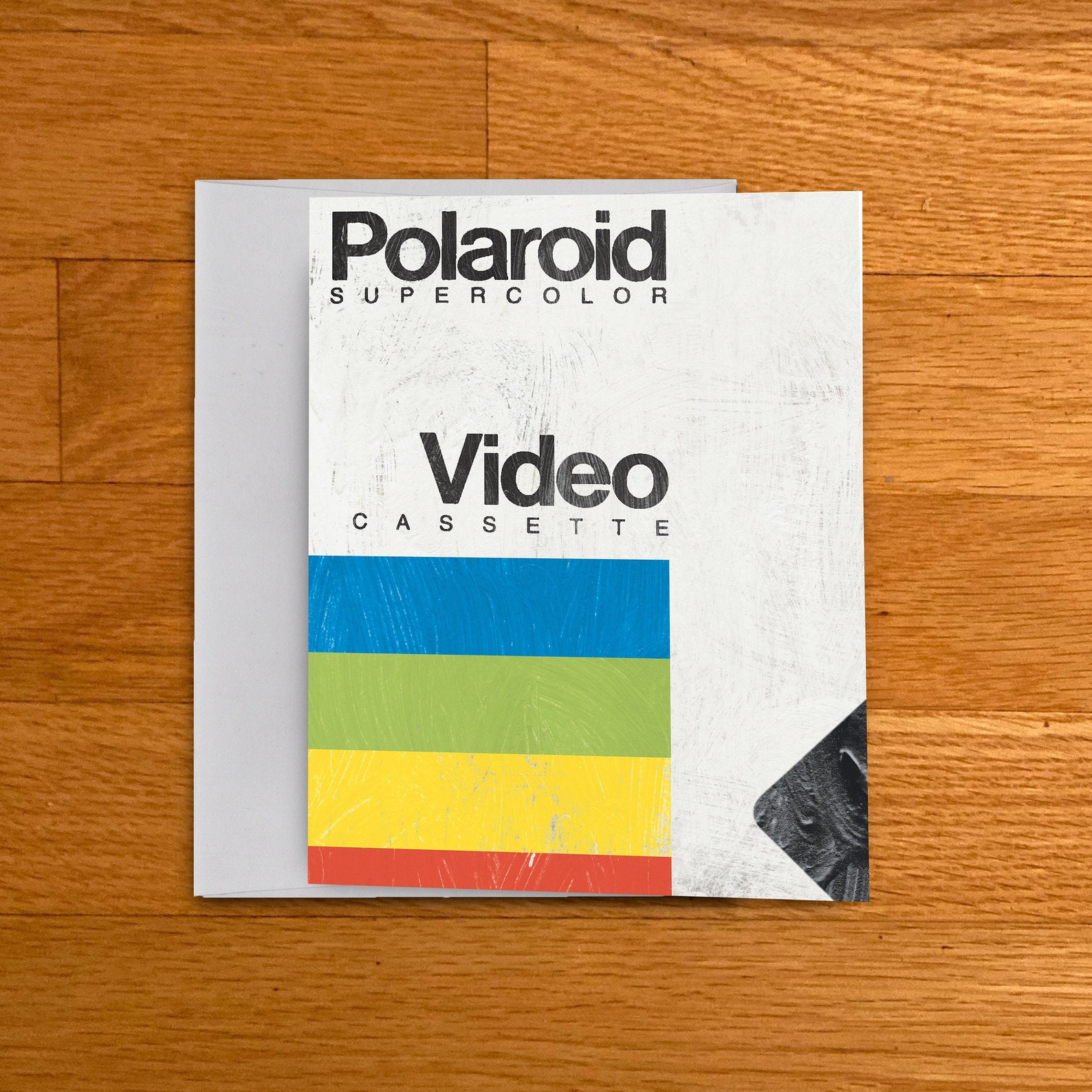 VHS Card Polaroid Card vintage Video Card 1980s Card - Etsy