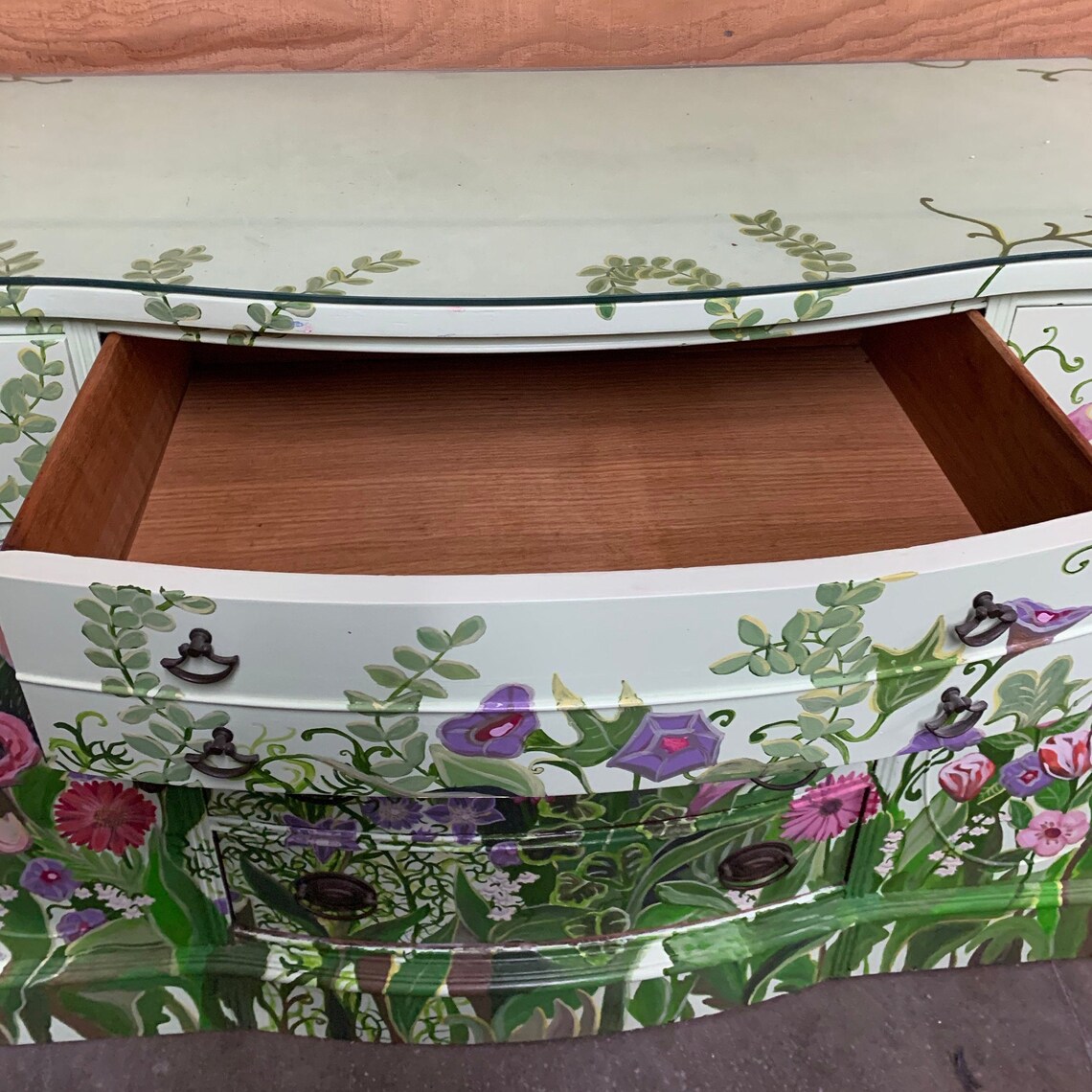 Hand-painted Buffet/sideboard/dresser - Etsy