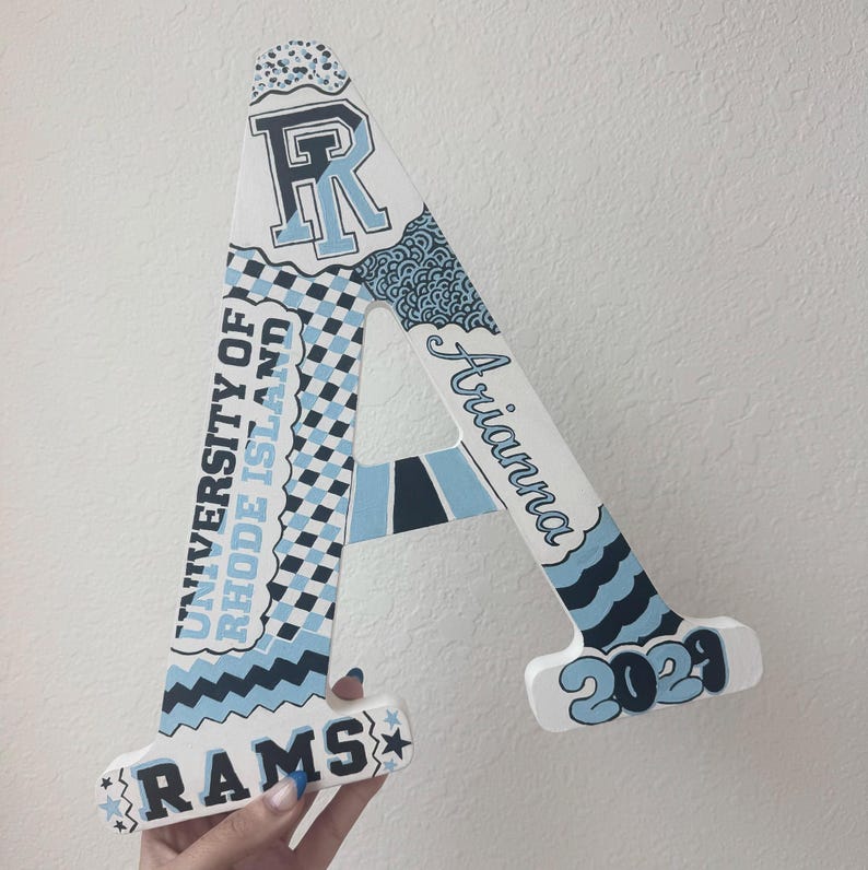 Custom College Letters - Etsy