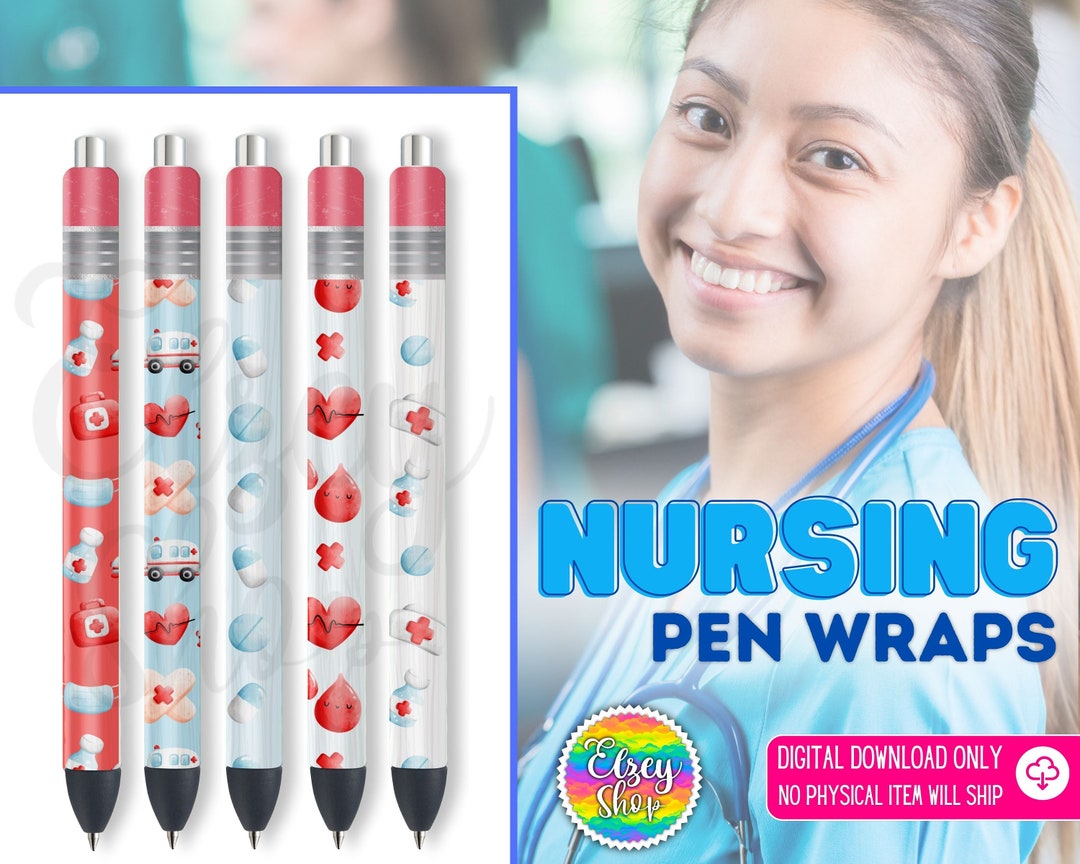 Nurse, Doctor, Clinic, Hospital Pen WRAPS --digital Download Only-- (5 ...
