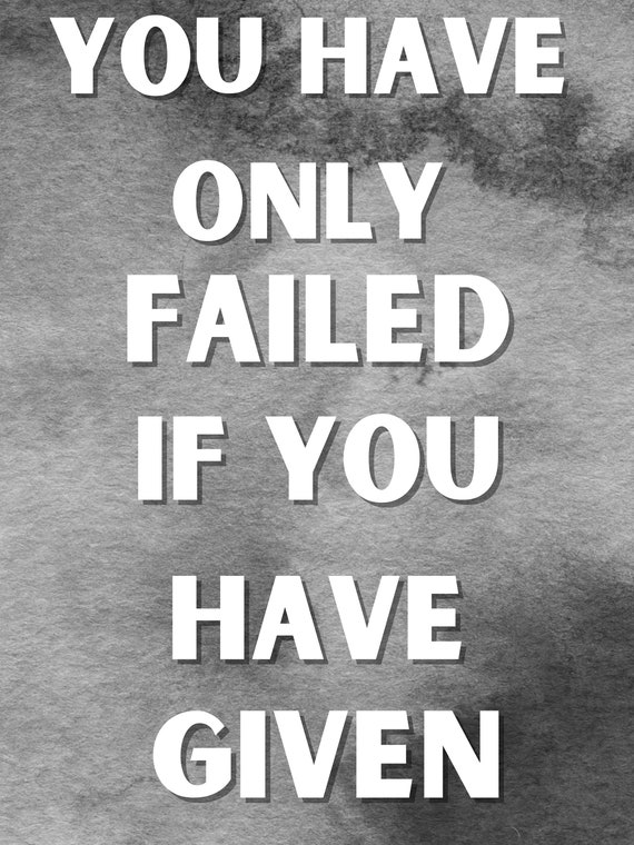 You Failed Sign