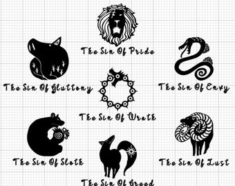 7 Deadly Sins Animal Symbols