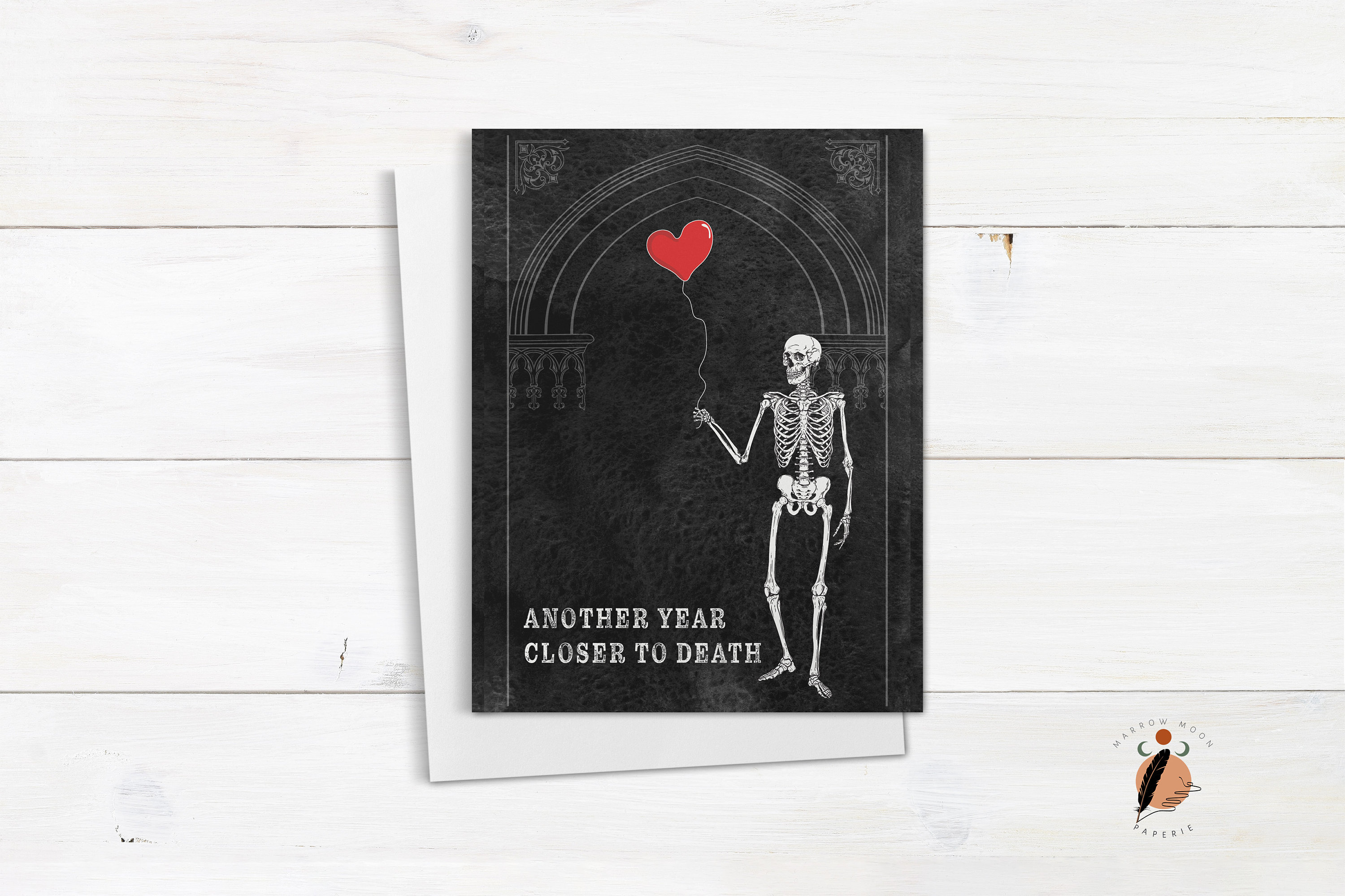 Another Year Closer to Death Birthday Card Witchy Birthday Card for ...