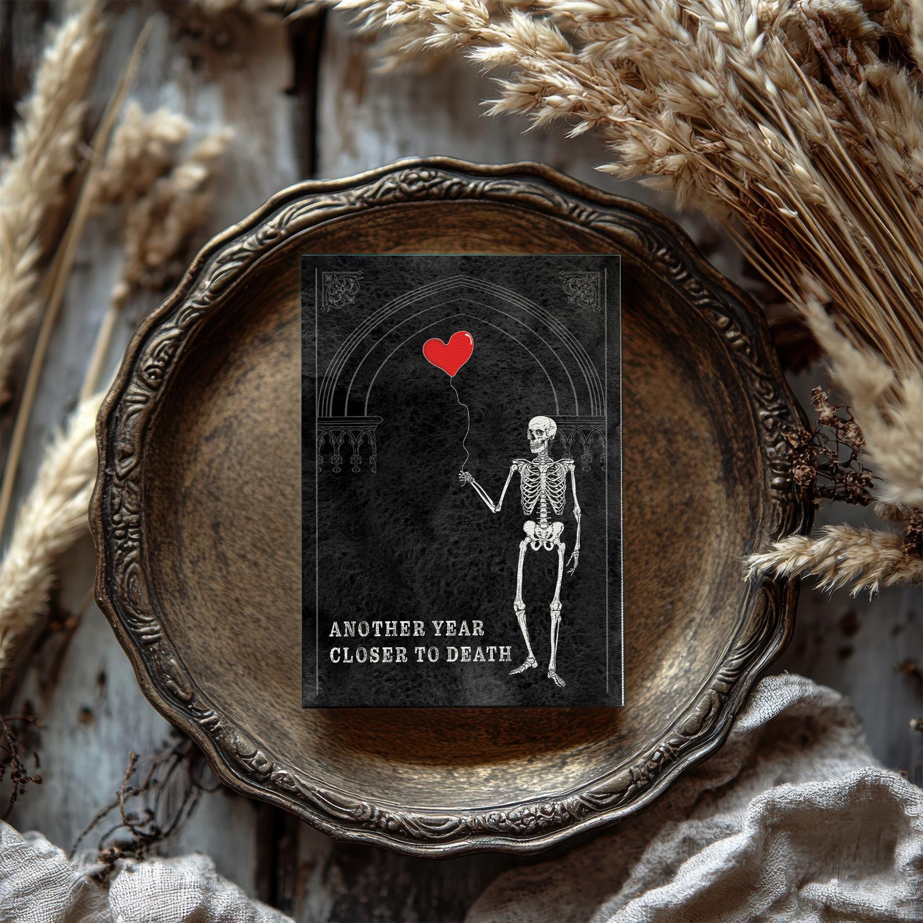 Another Year Closer to Death Birthday Card Witchy Birthday Card for ...