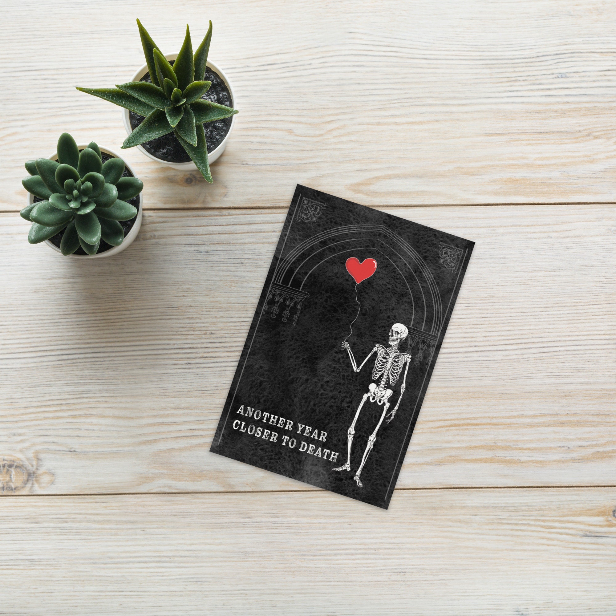Another Year Closer to Death Birthday Card Witchy Birthday Card for ...