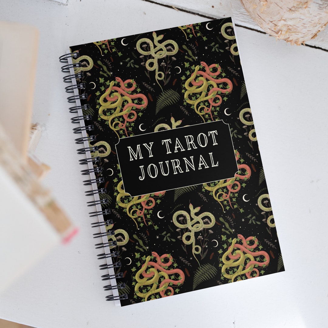 Dark Forest Serpent Magic Tarot Journal With a Witchy Aesthetic Gothic ...