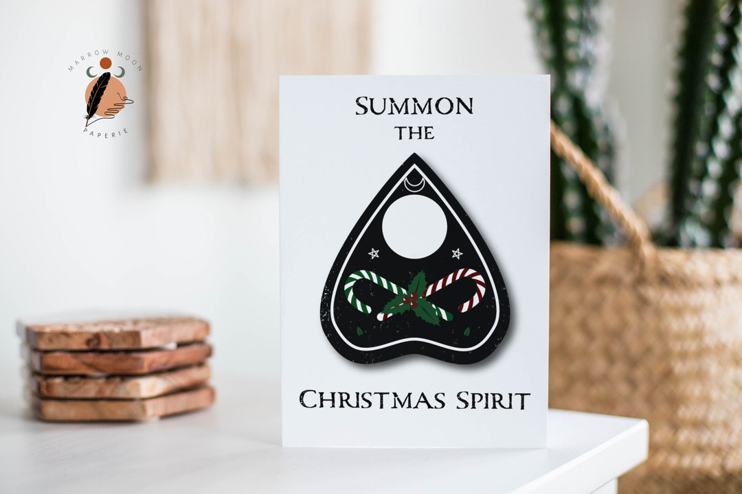 Summon the Christmas Spirit Cards Creepy Holiday Cards Horror Christmas ...