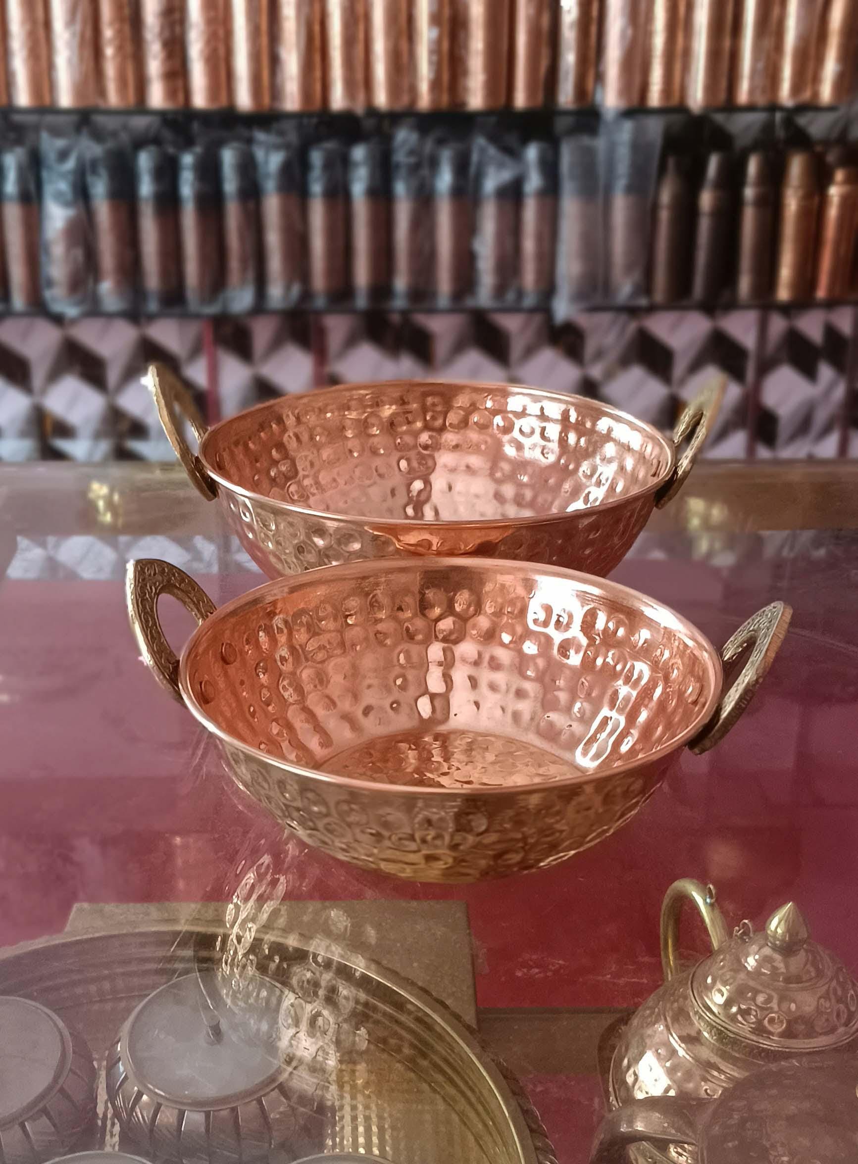 Pure Copper Serving Set Cookware Set With Serving Spoon Copper Sauce ...