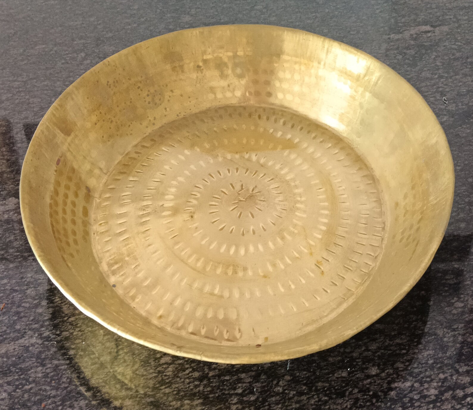 Handmade Parat Platter Brass Prant Serving Tray Traditional Kitchen ...