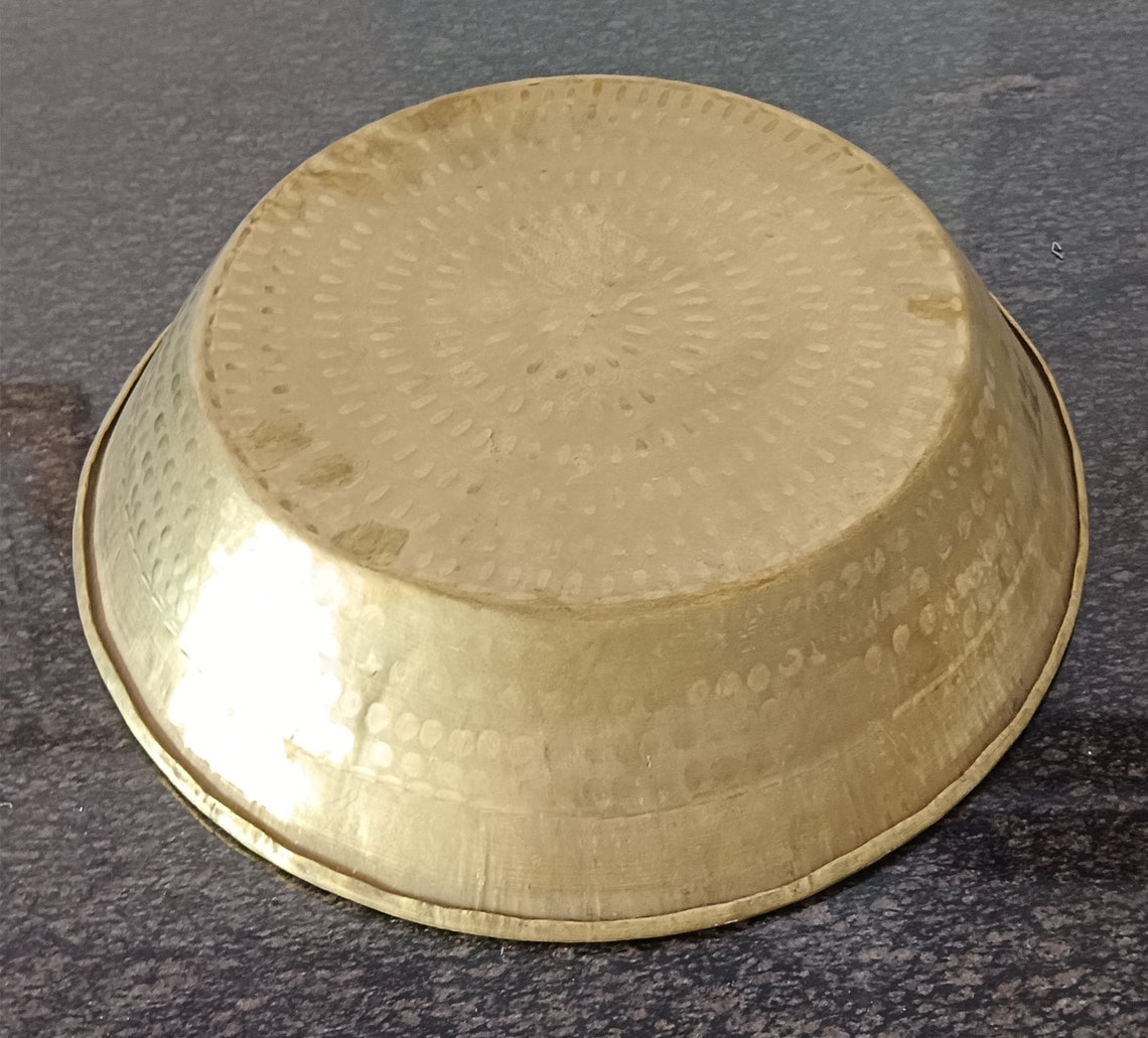 Handmade Parat Platter Brass Prant Serving Tray Traditional Kitchen ...