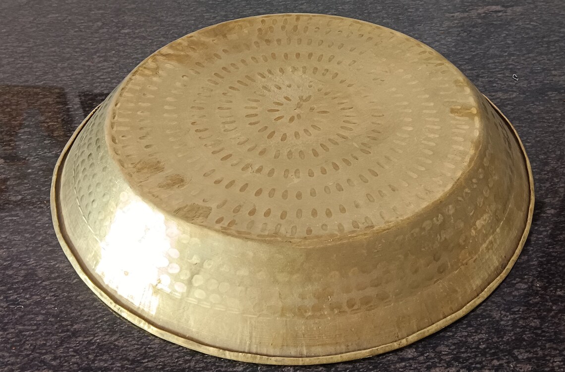 Handmade Parat Platter Brass Prant Serving Tray Traditional Kitchen ...