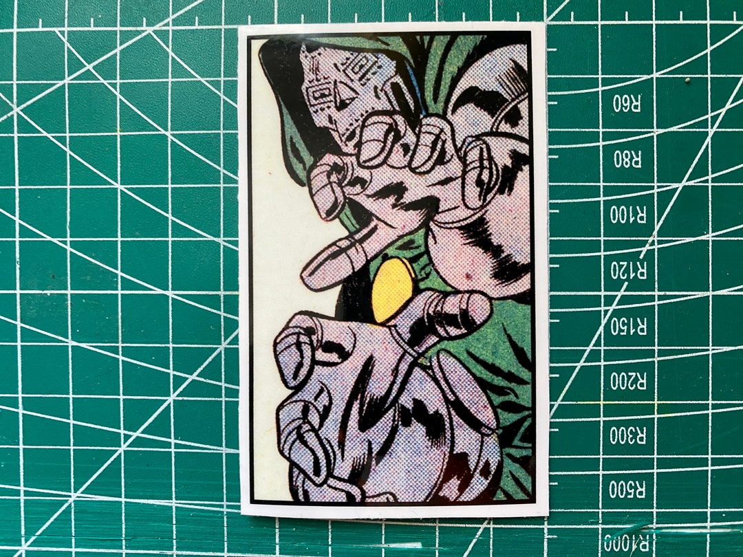 Dr Doom Pose Comicbook Sticker - Etsy