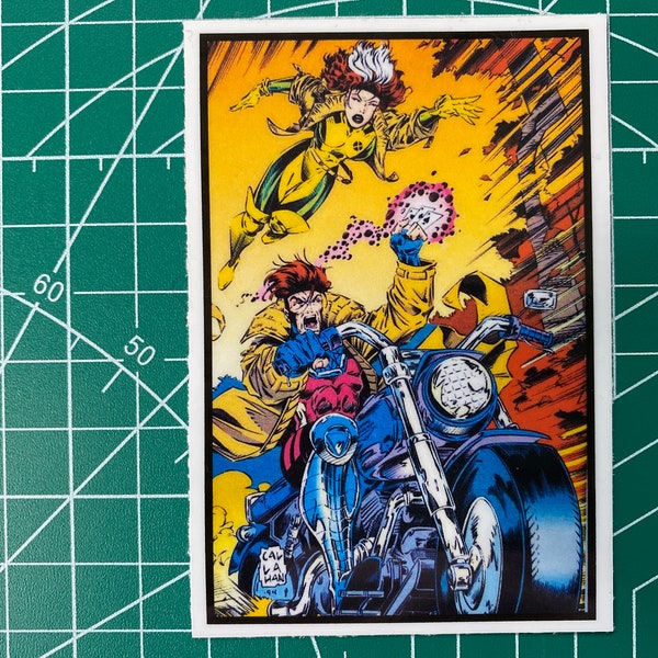 Rogue and Gambit Sticker - Etsy