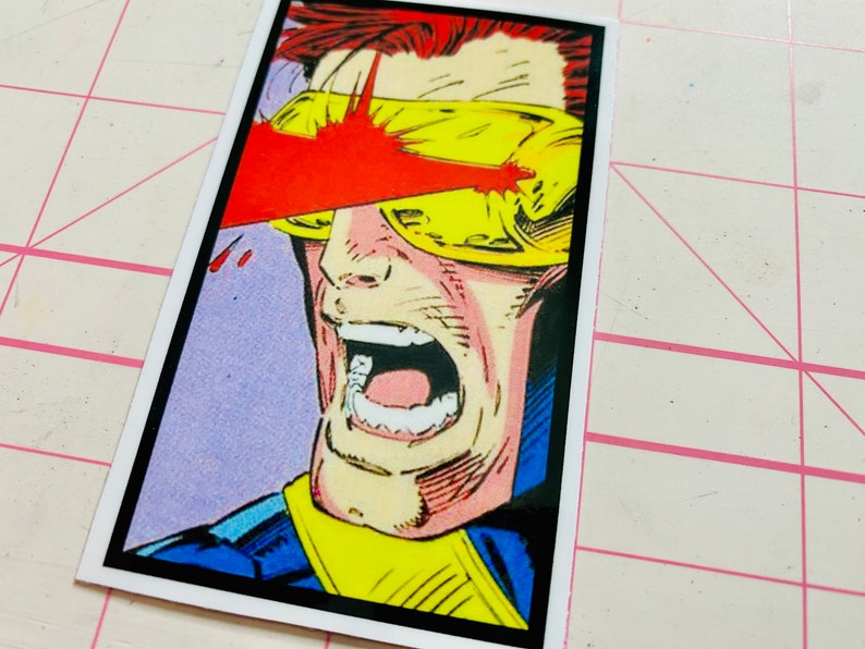 Xmen Cyclops Marvel Comicbook Panel Sticker - Etsy
