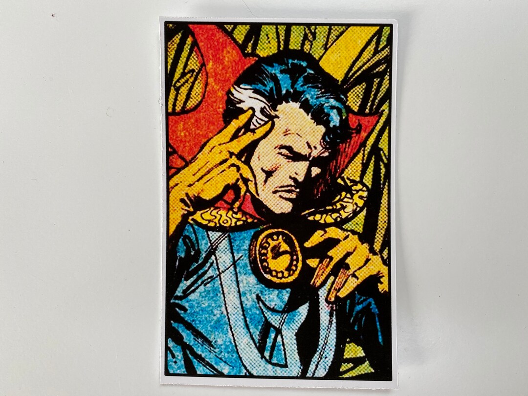 Marvel Dr Strange Comic Book Sticker - Etsy