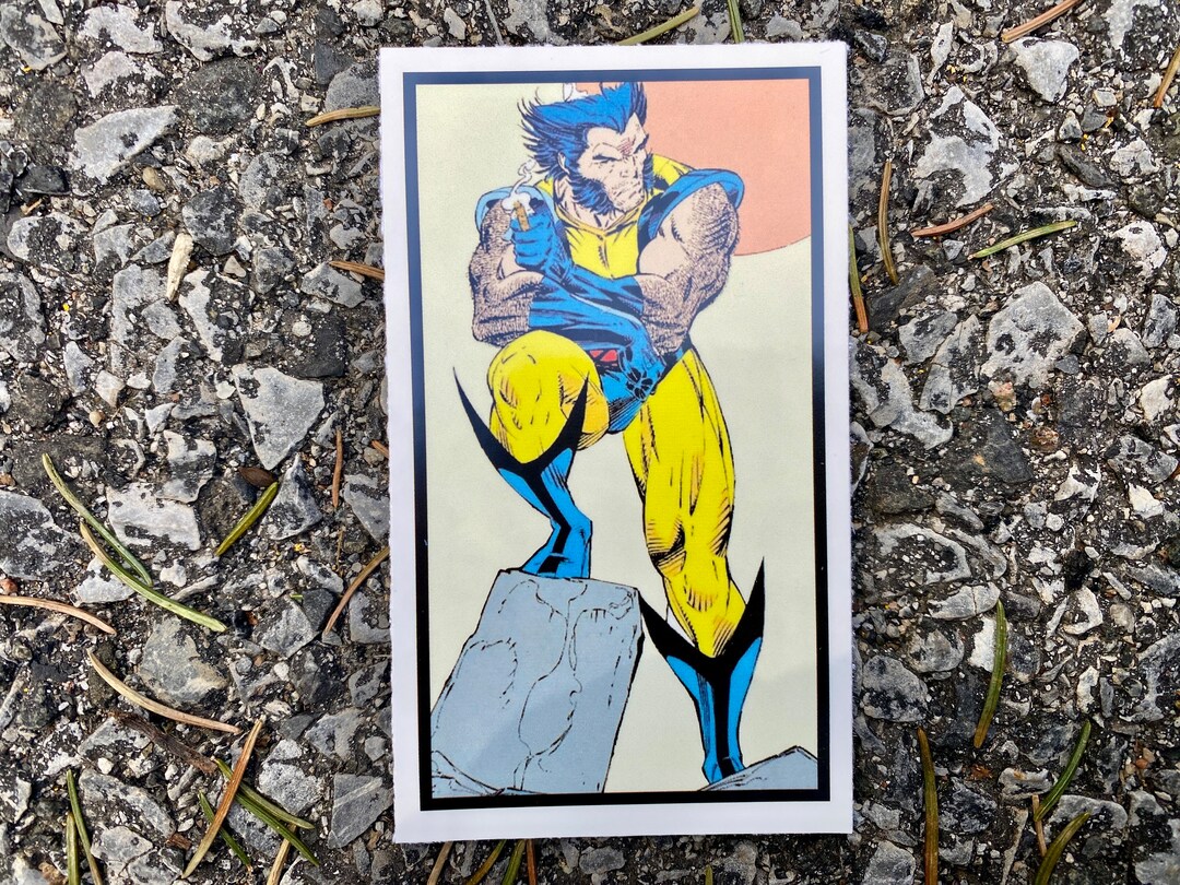 Xmen Wolverine Pose Marvel Comicbook Panel Sticker - Etsy