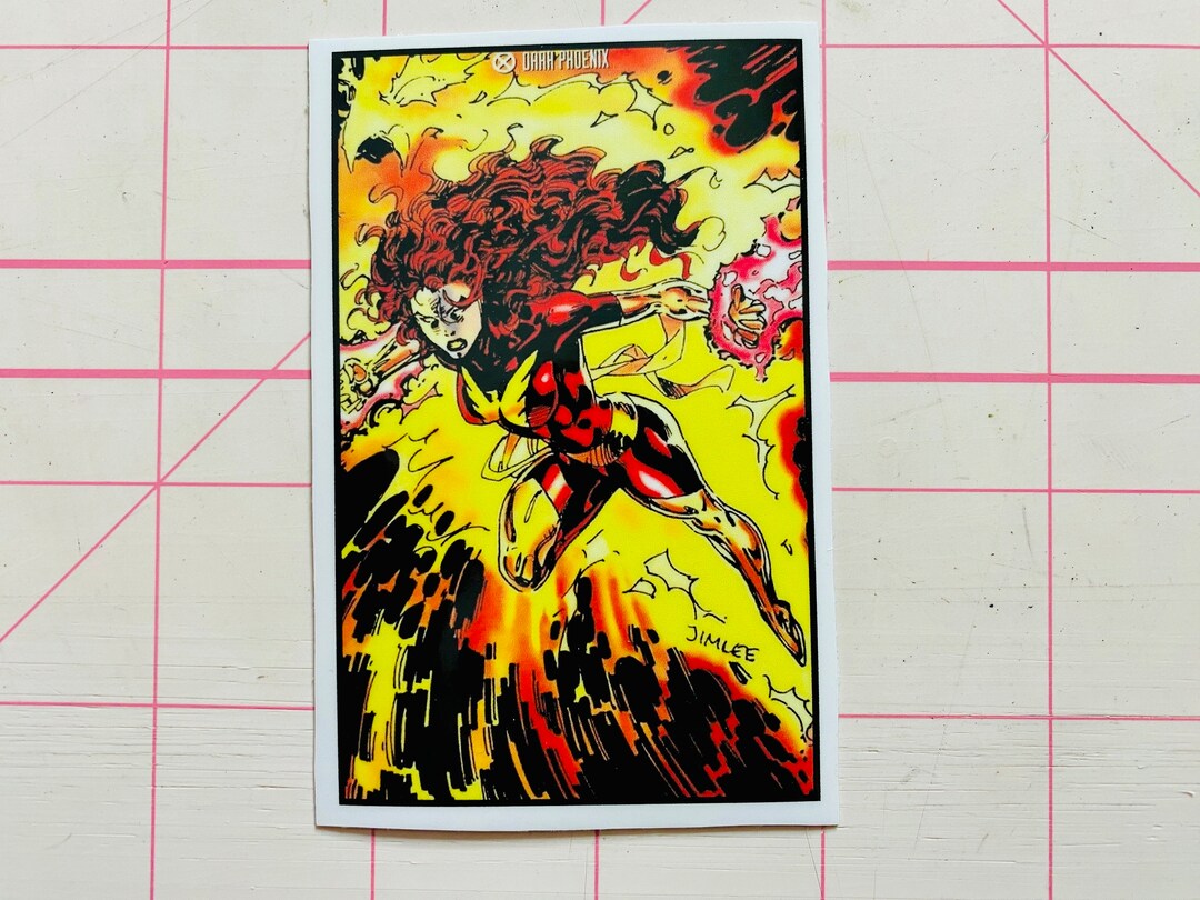 Jean Grey Phoenix X-men Marvel Comic Panel Sticker - Etsy