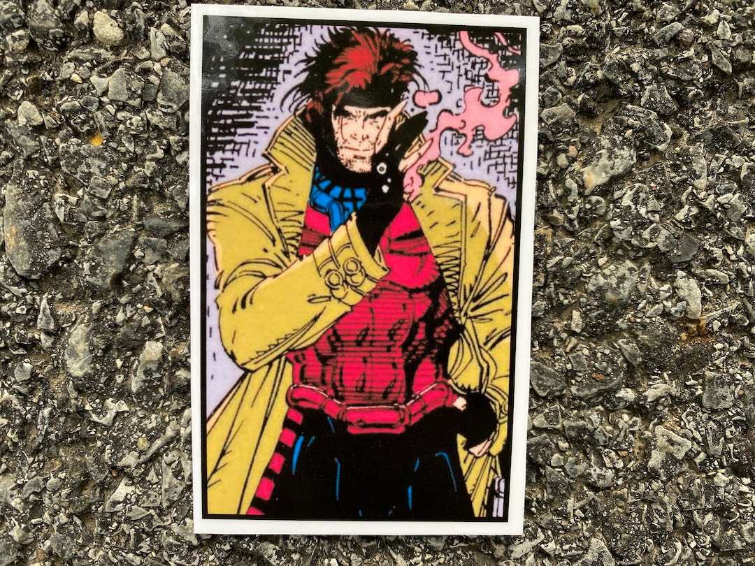 Gambit Comic Book Panel Sticker - Etsy