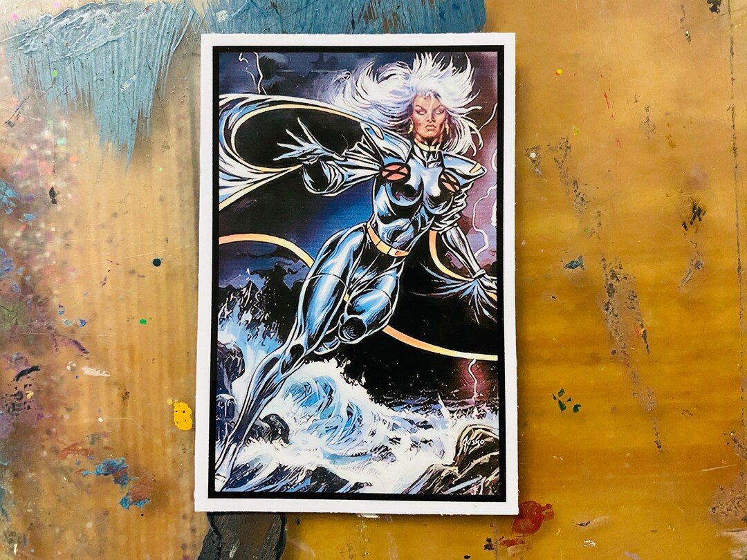 Xmen Storm Marvel Masterpiece Comic Sticker - Etsy