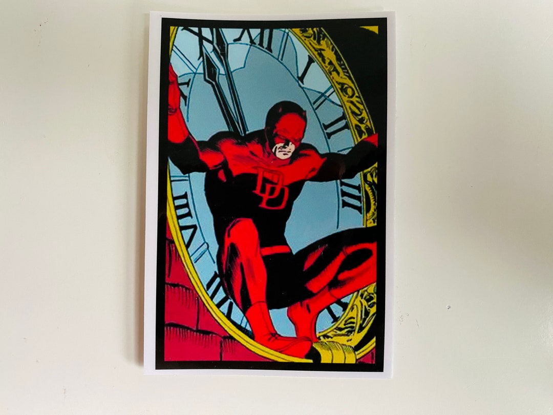 Daredevil Protector Pose Comicbook Sticker - Etsy