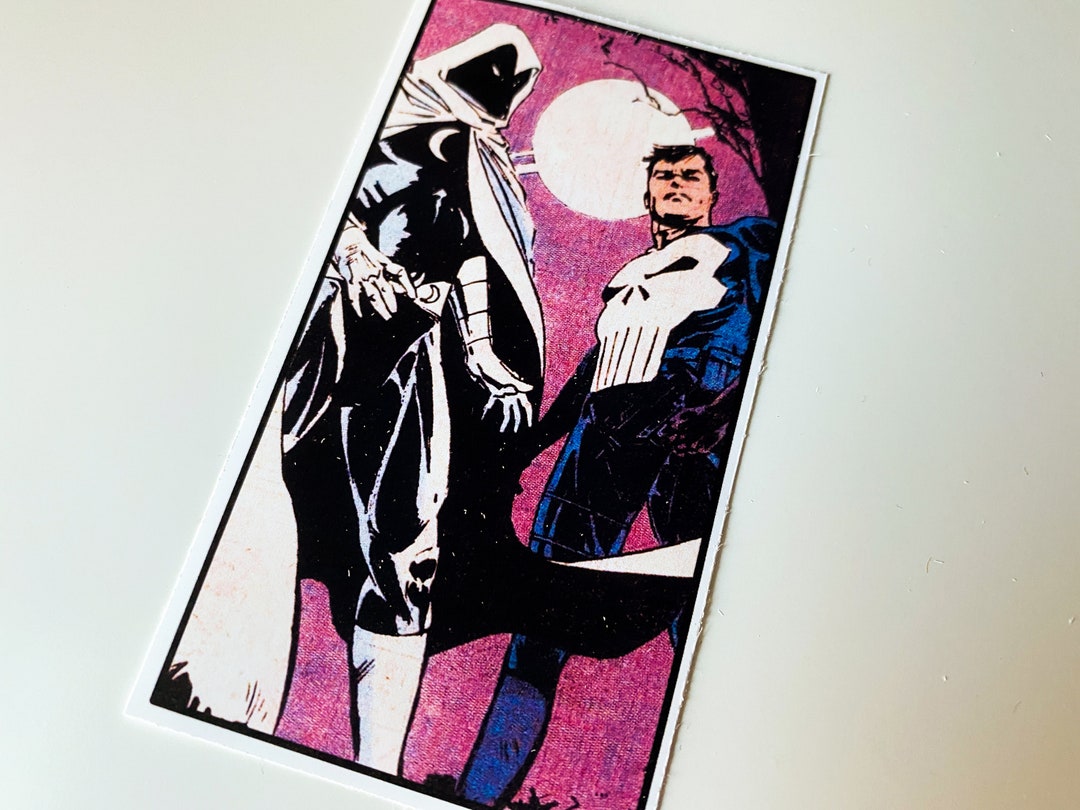 Moonknight and the Punisher Marvel Comic Panel - Etsy