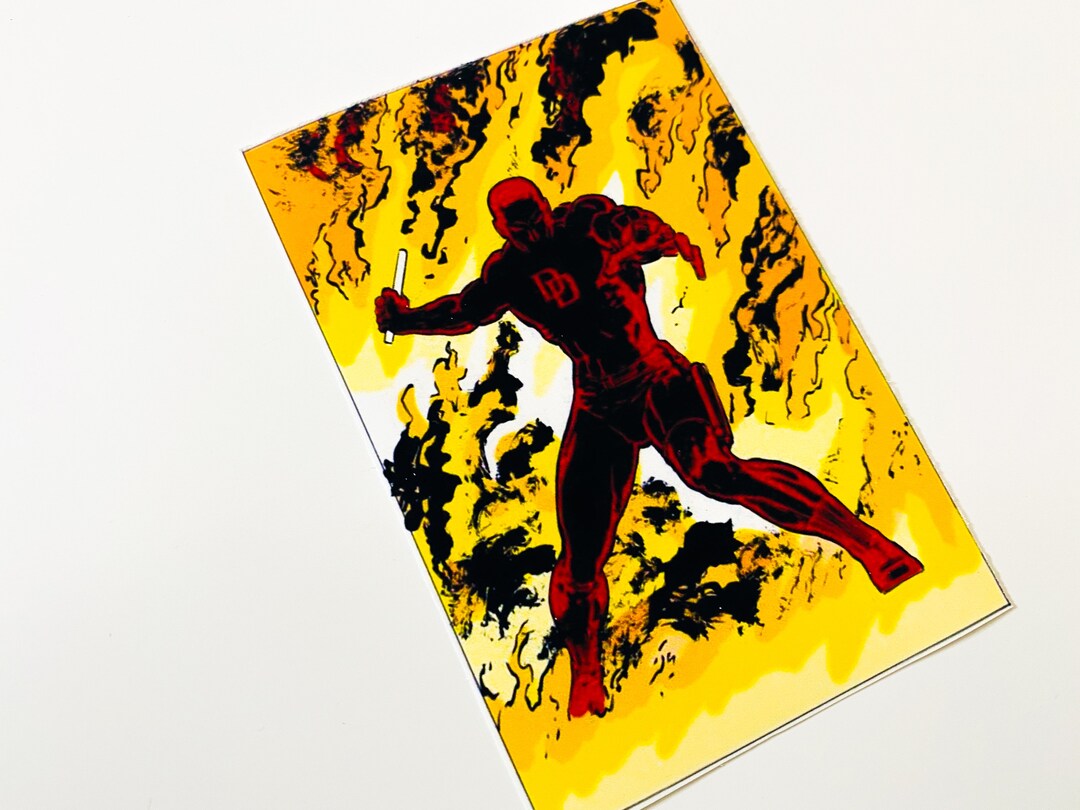Marvel Daredevil Matt Murdock Comic Book Laptop Sticker - Etsy