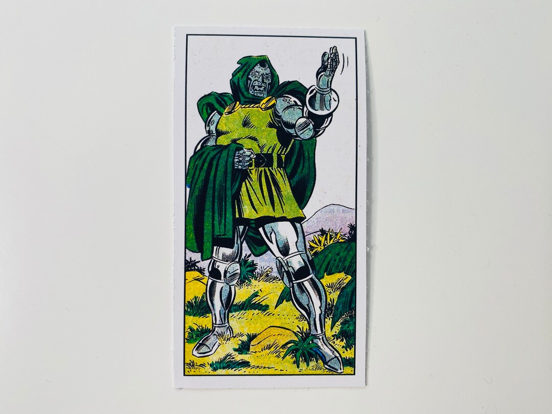 Marvel Dr Doom Classy Comicbook Sticker - Etsy