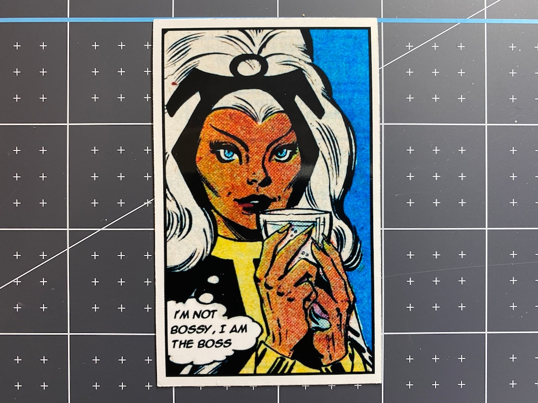 Xmen Marvel Storm Girl Power Comic Panel Decal Laptop Sticker - Etsy