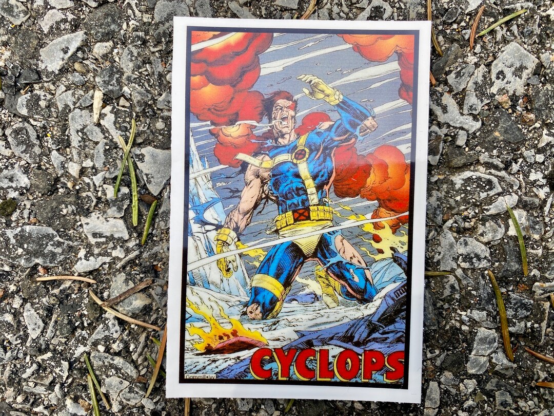 Uncanny Xmen Cyclops Marvel Comicbook Panel Sticker - Etsy