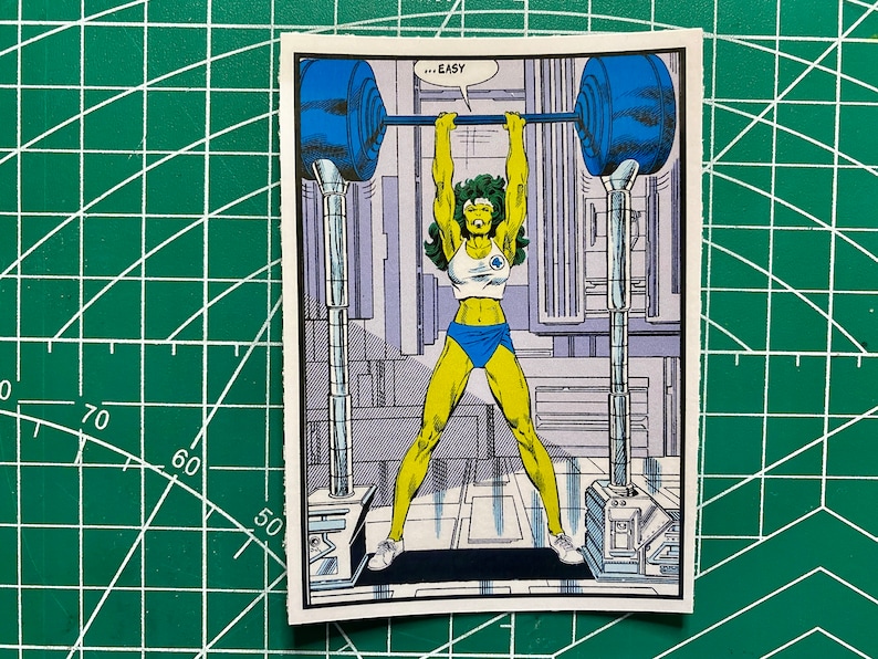 Marvel She-hulk Power Comic Panel Sticker - Etsy