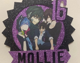 Anime Birthday Cake Topper - Etsy UK