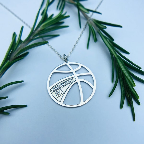 Basketball Necklace - Etsy