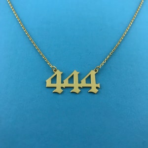 Angel Number Necklace, Personalized Necklace, 925 Sterling Silver ...