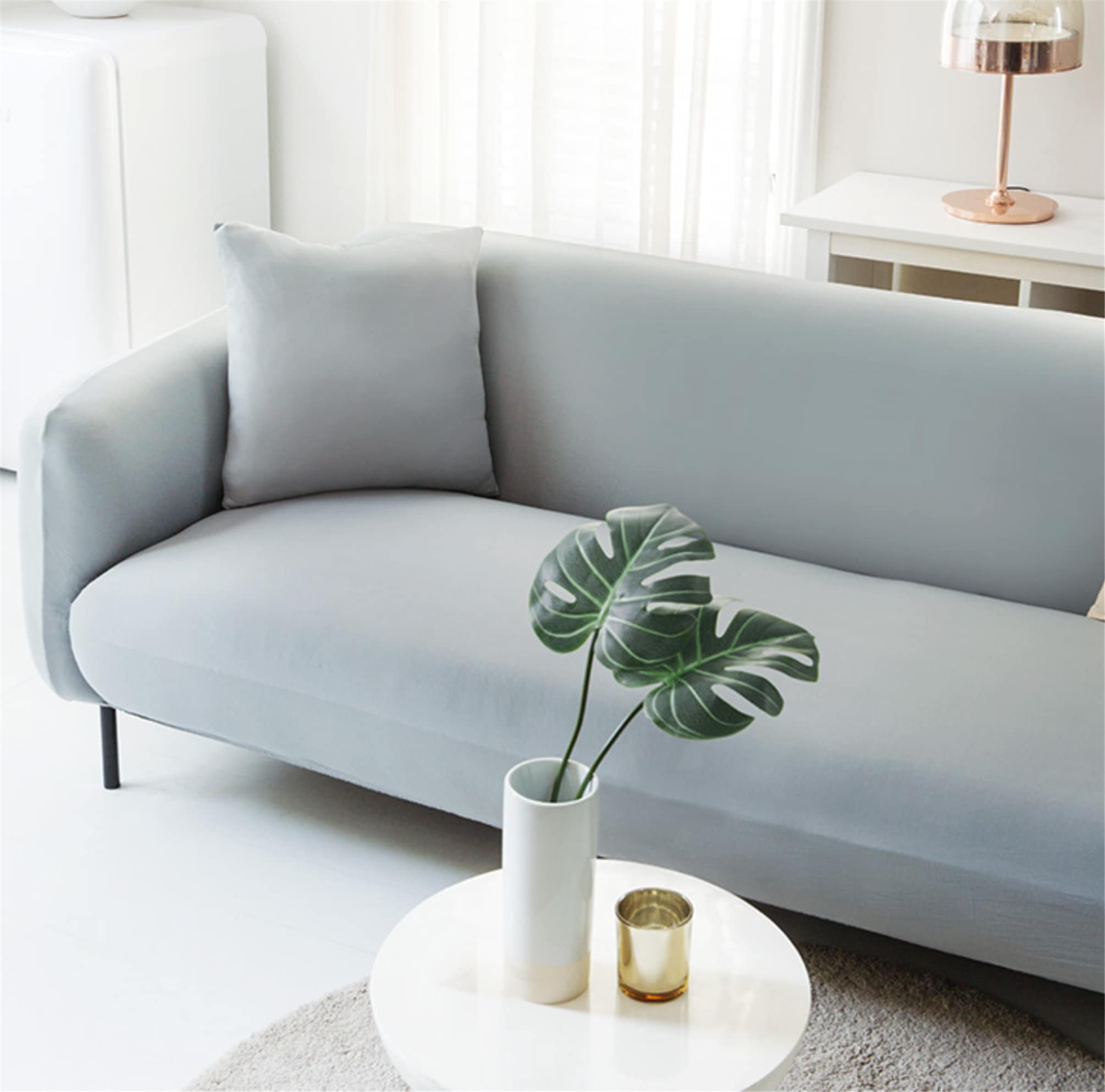 Solid Color Stretch Sofa Coveting One Size Sofa Cover 2 Seat - Etsy