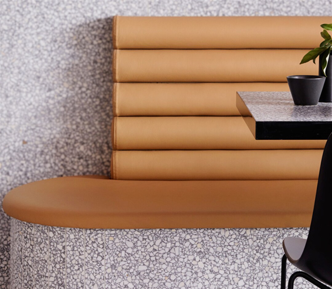 Customized Half-cylinder Cushions - Sponge Upholstered Back ...