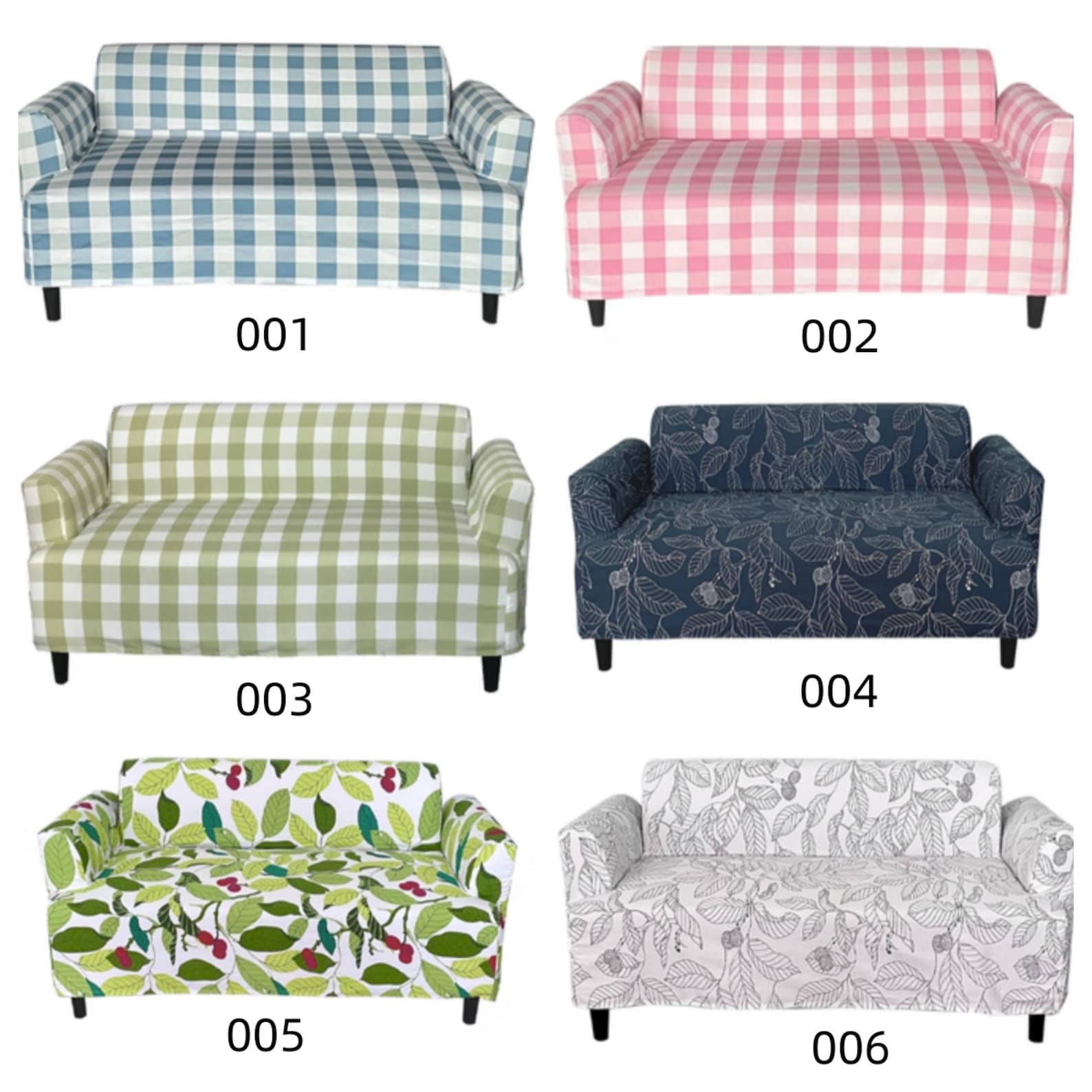 Custom IKEA HEMLINGBY Sofa Cover - Cotton Printed Full Wrap Sofa Cover ...