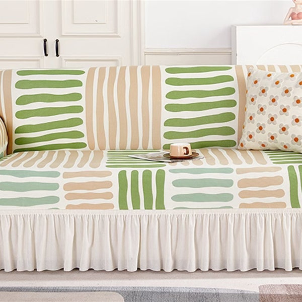 Striped Sofa Slipcovers - Etsy