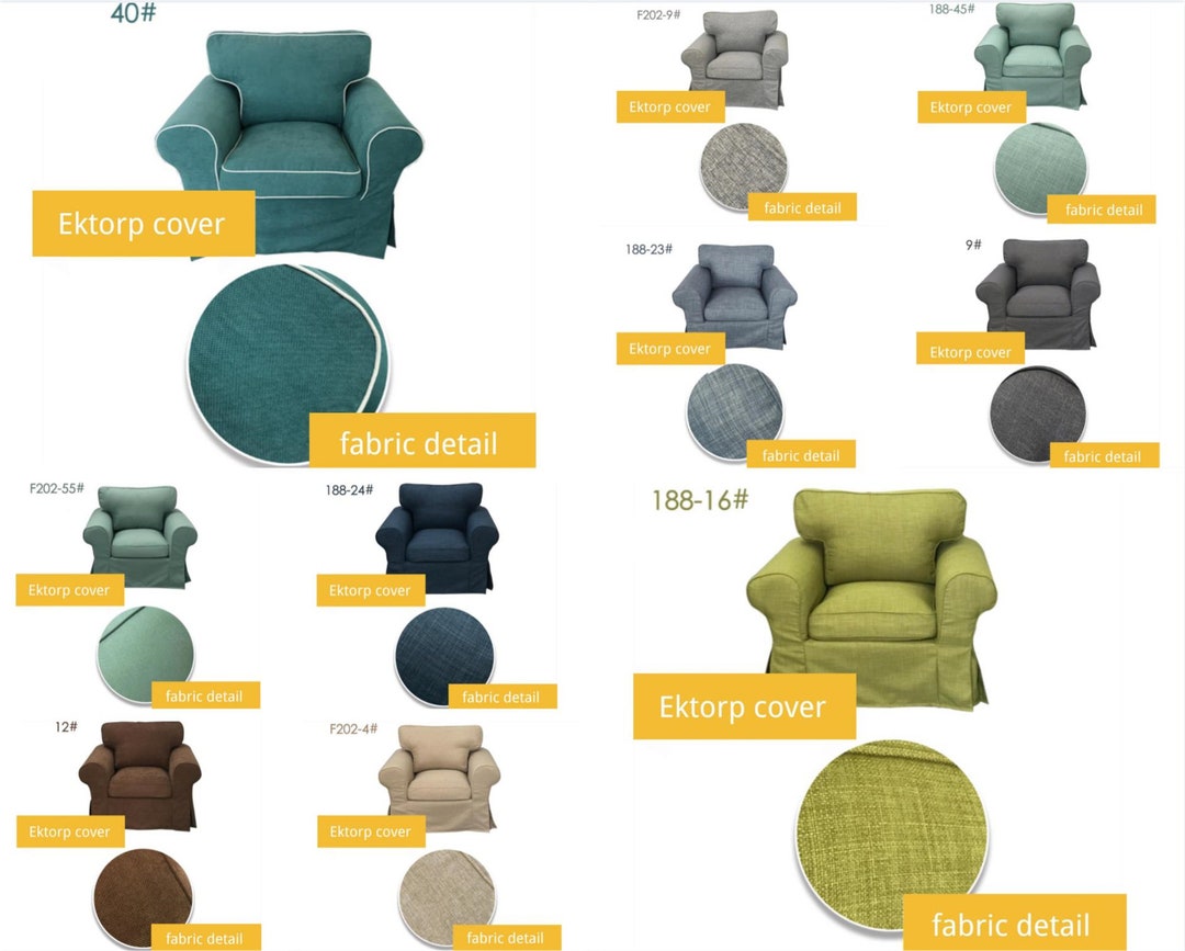 Ektorp Cover, Ikea Ektorp Armchair Cover, Custom Made Ikea Armchair ...